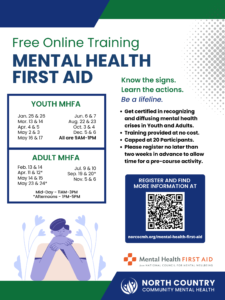 Free Online Mental Health First Aid Courses Announced - North Country ...